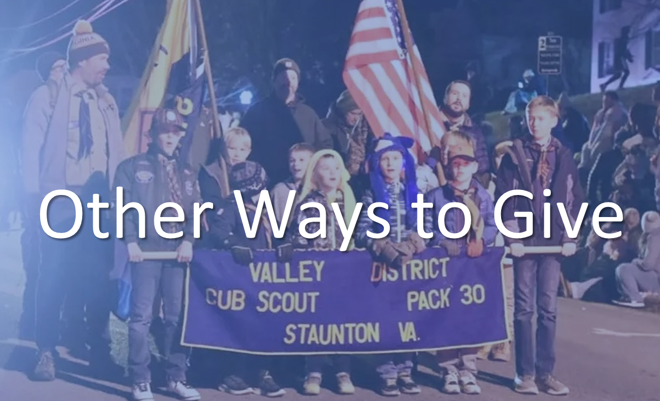 Giving - Virginia Headwaters Council BSA